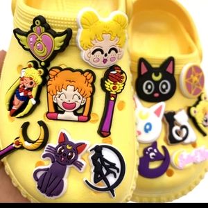 CROCS | Accessories | New Bundle Sailor Moon Crocs Shoe Charms Jibbitz ...